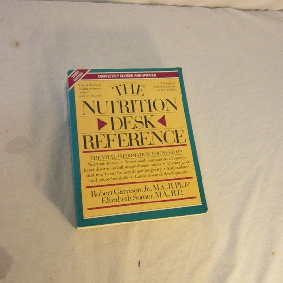 Other | Health Book The Nutrition Desk Reference Nutrition Library Cl ...